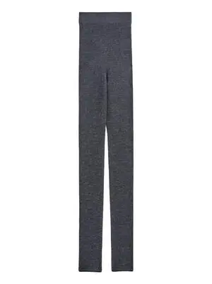 Cos Seamless Merino Wool Leggings - Gray