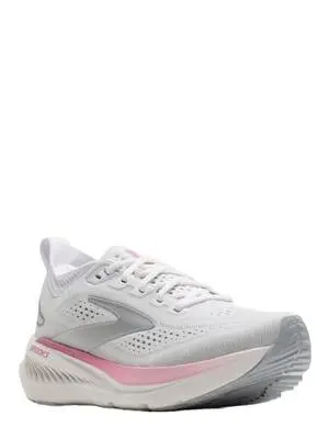 Brooks Glycerin 23 Lace-up Running Shoe - White/harbor Mist/metallic