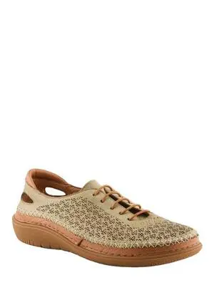 SPRING STEP SHOES Janell Laser Cut Sneaker - Sage Green