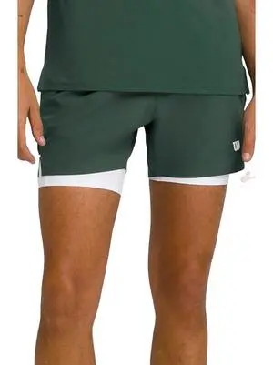 Wilson Tournament V2 Tennis Shorts - Sycamore