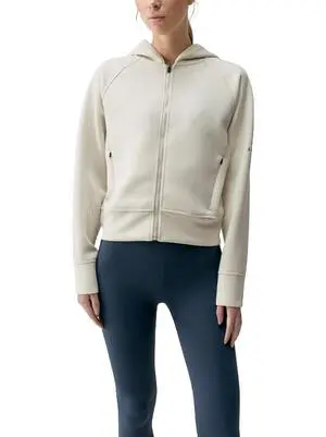 BORN LIVING YOGA Performance Sport Sweatshirt - Winter Ecru
