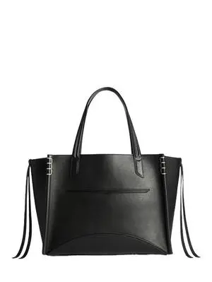 JW Anderson Loafer Leather Tote - Black