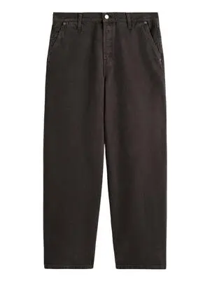 Cos Oversized Wide-leg Denim Pants - Brown