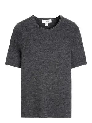 COS Seamless Merino Wool T-Shirt