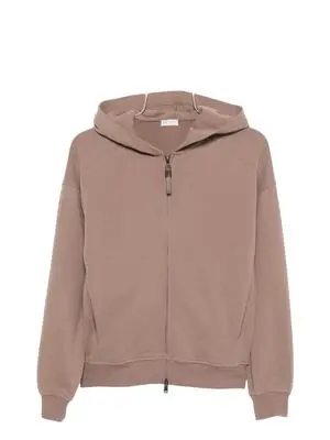 Brunello Cucinelli Cotton Hoodie - Brown