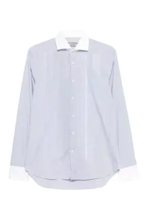 Canali Striped Shirt - Blue