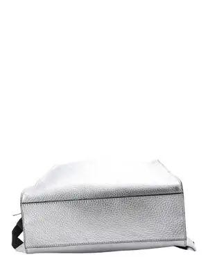 Fendi Selleria Leather Large Backpack - Metallic