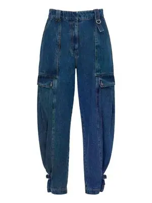 3.1 Phillip Lim Cargo Pocket Denim Jeans - Blue