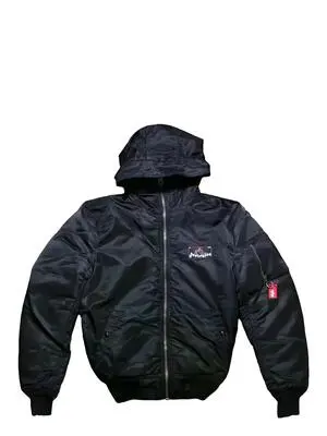 PROTOTYPES Zip-up Hooded Jacket - Black