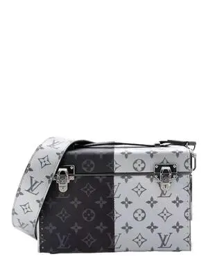 LOUIS VUITTON Louis Vuitton Monogram Eclipse Split Canvas Mini Trunk