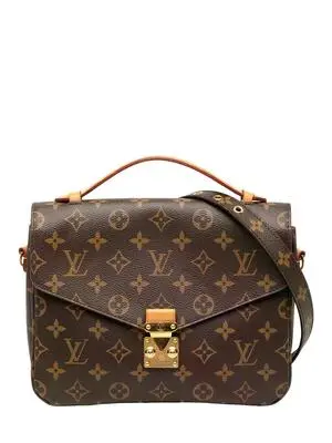 LOUIS VUITTON 2018 Monogram Pochette Metis Satchel