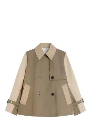 Max Mara Buckle-strap Double-breasted Jacket - Neutrals