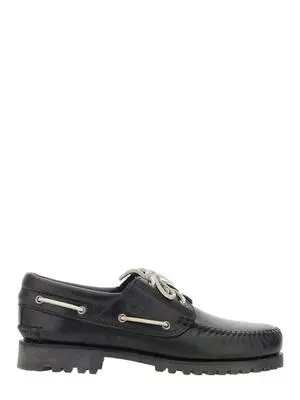 Timberland Road Trip 3-eye Lug Handsewn Boat Shoes - Black