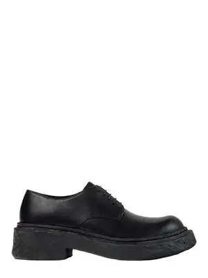 Camper Smooth Leather Lace-up Shoes - Black