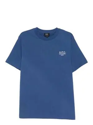 A.p.c. Logo T-shirt - Blue