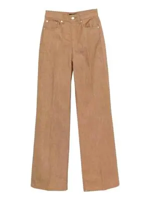 A.p.c. Domino Wide-leg Jeans - Brown