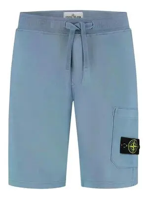 Stone Island Drawstring Pocket Shorts - Blue