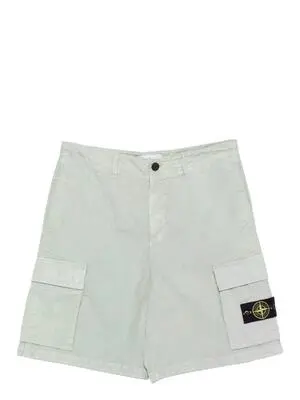 Stone Island Cargo-pocket Shorts - Green
