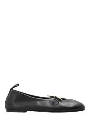 ALOHAS Leather Ballet Flats - Black