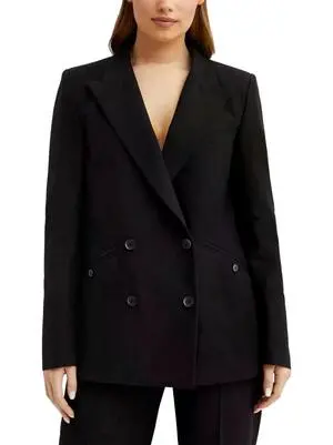 FAY Double-breasted Blazer - Black