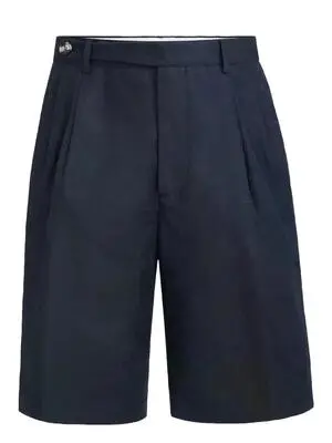 Brunello Cucinelli Pleated Bermuda Shorts - Blue