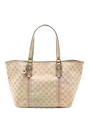 Gucci Gg Canvas Jolicoeur Tote Bag - Brown
