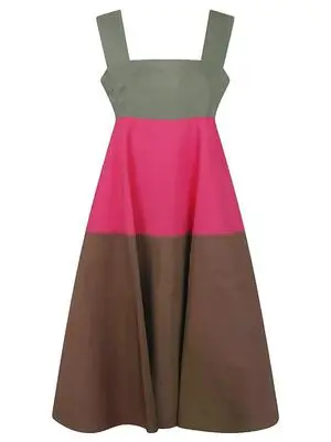 Marni Colourblock Dress - Pink