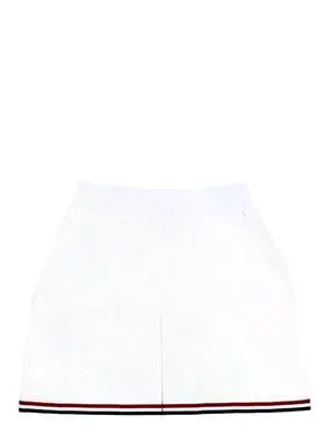 Thom Browne Striped Knee-length Skirt - White