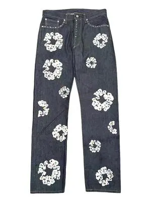 DENIM TEARS Rhinestone-embellished Jeans - Blue