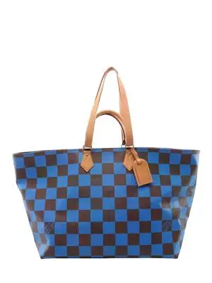 LOUIS VUITTON Louis Vuitton Damier Pop Sac Plat Soft East West Tote Bag 2021-2026 Brown