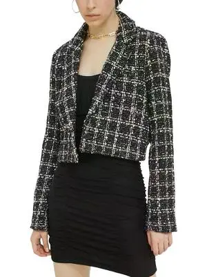 Abercrombie Tweed Blazer - Black