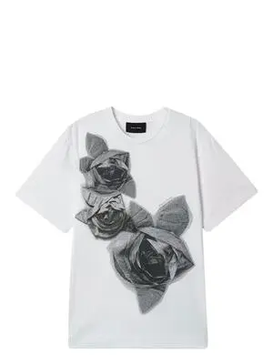 Simone Rocha Floral Print T-shirt - White