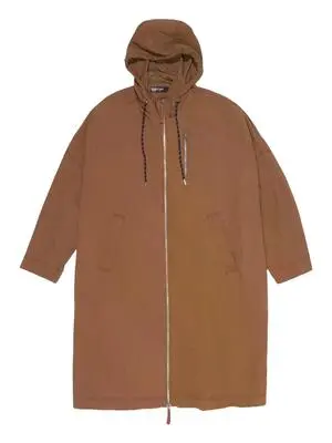 Bimba Y Lola Hooded Zip-fastening Jacket - Brown