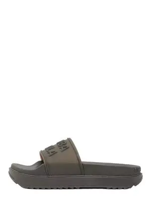 Bimba Y Lola Logo-embossed Slides - Brown