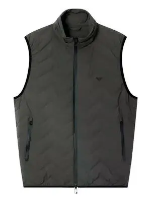 Emporio Armani Chevron Gilet - Grey