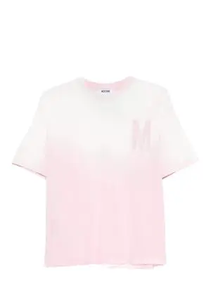 Moschino Letter-print T-shirt - Pink