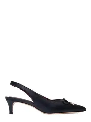 Bernardo Misha Pointed-toe Bow Pumps - Black
