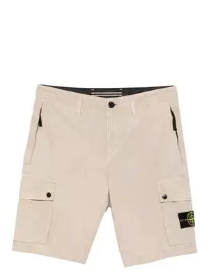 STONE ISLAND Stone Island Logo Patch Cargo Shorts