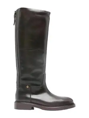 POEVE Zip Fastening Boots - Brown