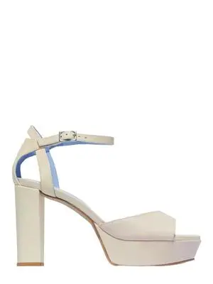 Bernardo Valeria Platform Heeled Sandals - Neutrals