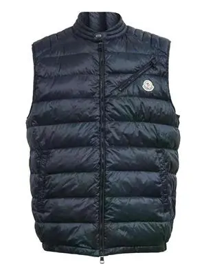 Moncler Arv Quilted Shell Down Gilet Jacket - Blue