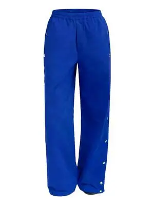 Tibi Snap-detailed Track Pants - Blue