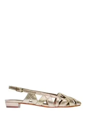 Bernardo Strappy Sandals - Gold