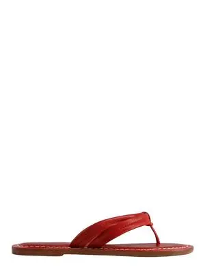 Bernardo Miami Leather Sandals - Red