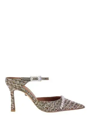 Kurt Geiger Strass Point-toe Pumps - Gold