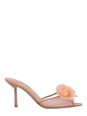 LE SILLA Mules With Rose Detail - Pink