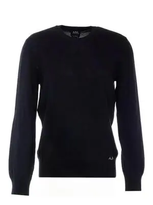 A.p.c. Embroidered Sweater - Black