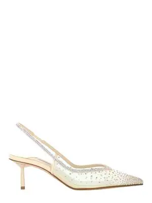 LE SILLA Embellished Slingback Sandals - White