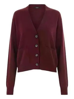 MAX MARA Button-Front Cardigan With Pockets
