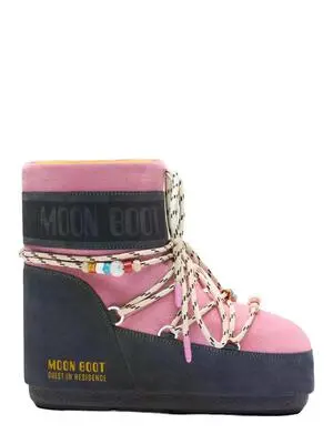 Moon Boot X Guest In Residence Round-toe Boots - Pink